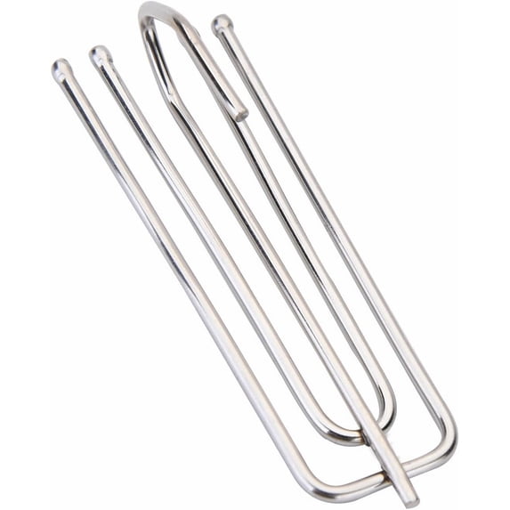 30pcs Pinch Pleat Curtain Hooks, 4 Prongs Stainless Steel Curtain ...