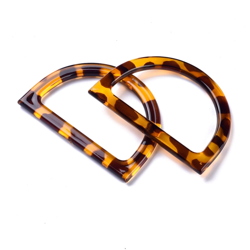 30pcs Plastic D Shape Purse Handle for bag Handles Replacement ...