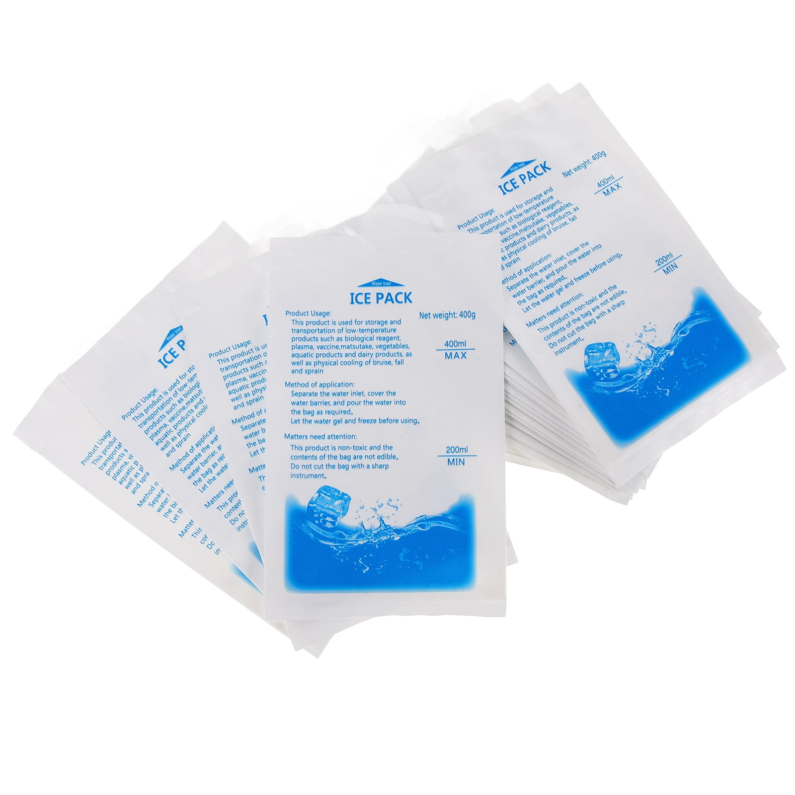 30pcs Household Ice Packs Water Filling Ice Bags Convenient Ice Packs ...