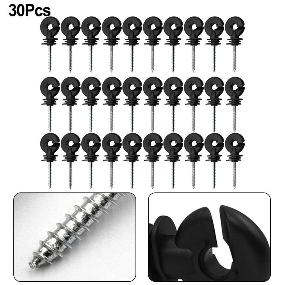 30pcs Premium Electric Fence Insulators For Strong And Safe Wire ...