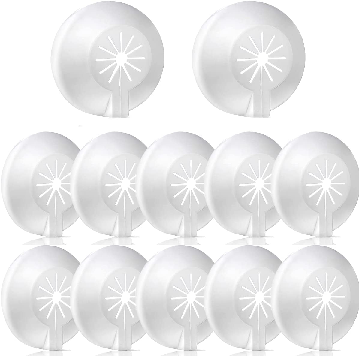 30pcs Radiator Pipe Covers Heating Pipe Clamps Plastic Covers for Pipes ...