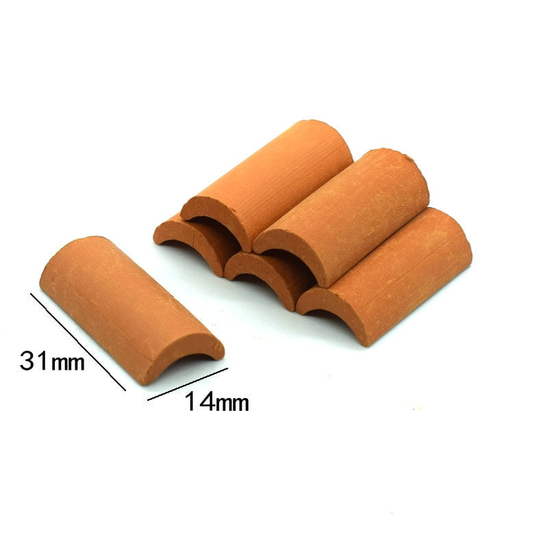 30pcs Realistic Mini Roof Tiles for DIY Building Project Doll House ...