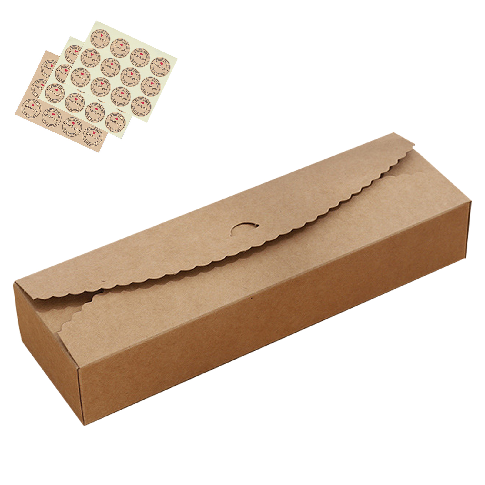 30pcs Rectangular Cardboard Biscuit Boxes, Cookie Box Packaging Box ...