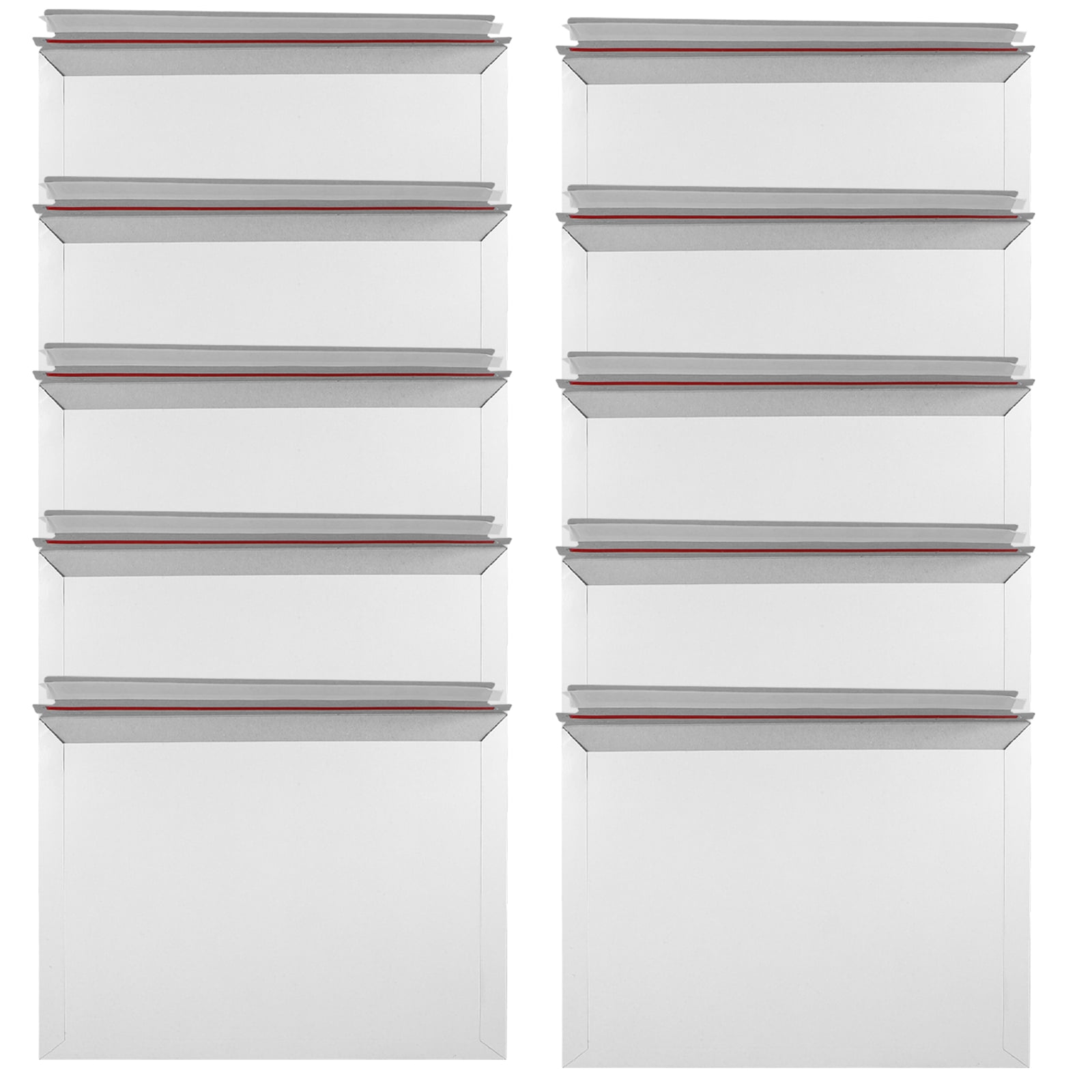 30pcs Rigid Mailers Flat Kraft Cardboard Mailer Secure Mailing Envelope ...