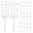 30pcs Clear Plastic Round Cake Holders with Lids, Reusable Dessert ...