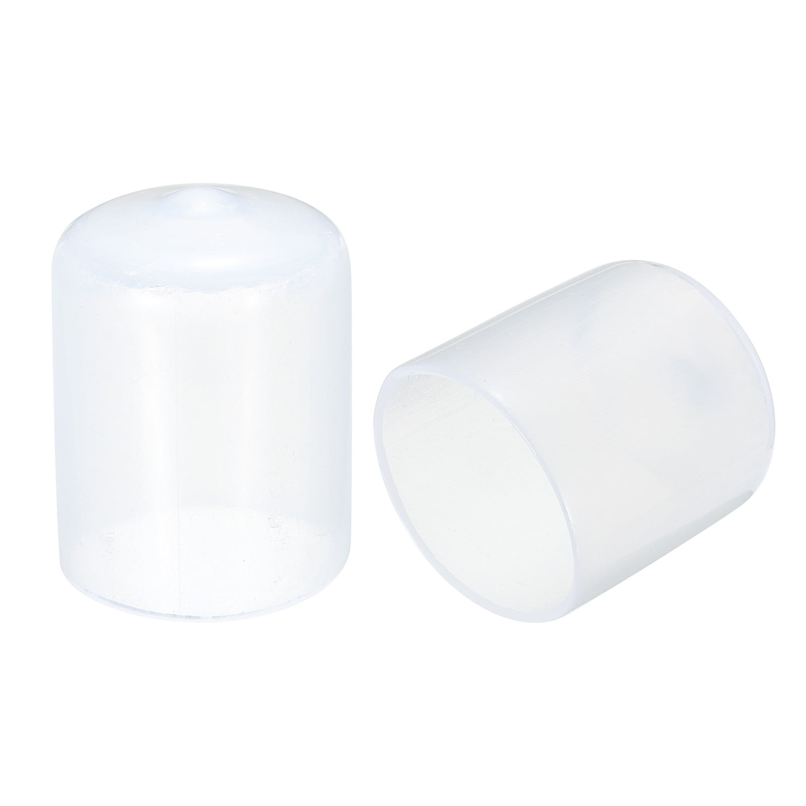 30pcs Round Rubber End Caps 22mm(7/8") Clear PVC Vinyl Bolt Cover Screw ...