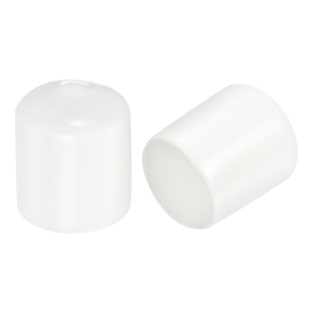 30pcs Rubber End Caps 24mm ID Vinyl Round Tube Bolt Cap Cover Screw ...