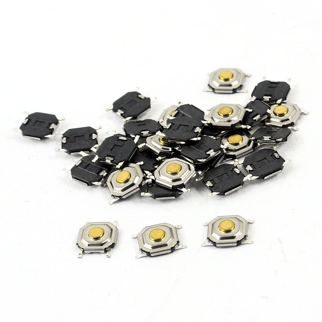 30pcs SMT PCB Momentary 4 Pin SPST Tactile Tact Switch 5mmx5mmx1.5mm ...
