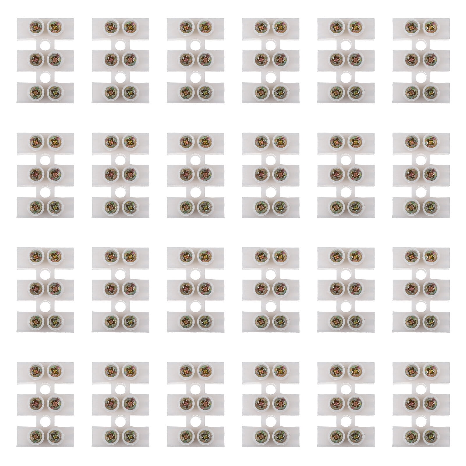 30pcs Screw Type Quick Connect Terminal 10A 3 Position Wire Connectors ...