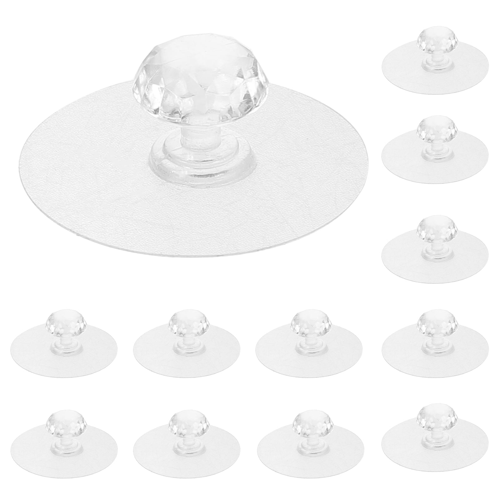 30pcs Sticky Cabinet Knobs Punch free Cabinet Handles Adhesive Drawer ...