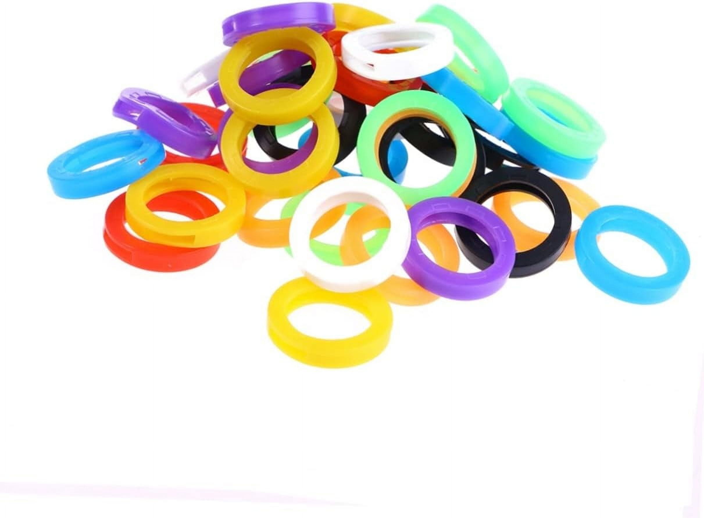 30pcs Silicone Key Cover Colored Tabs Colored Keyboard Key Cap ...