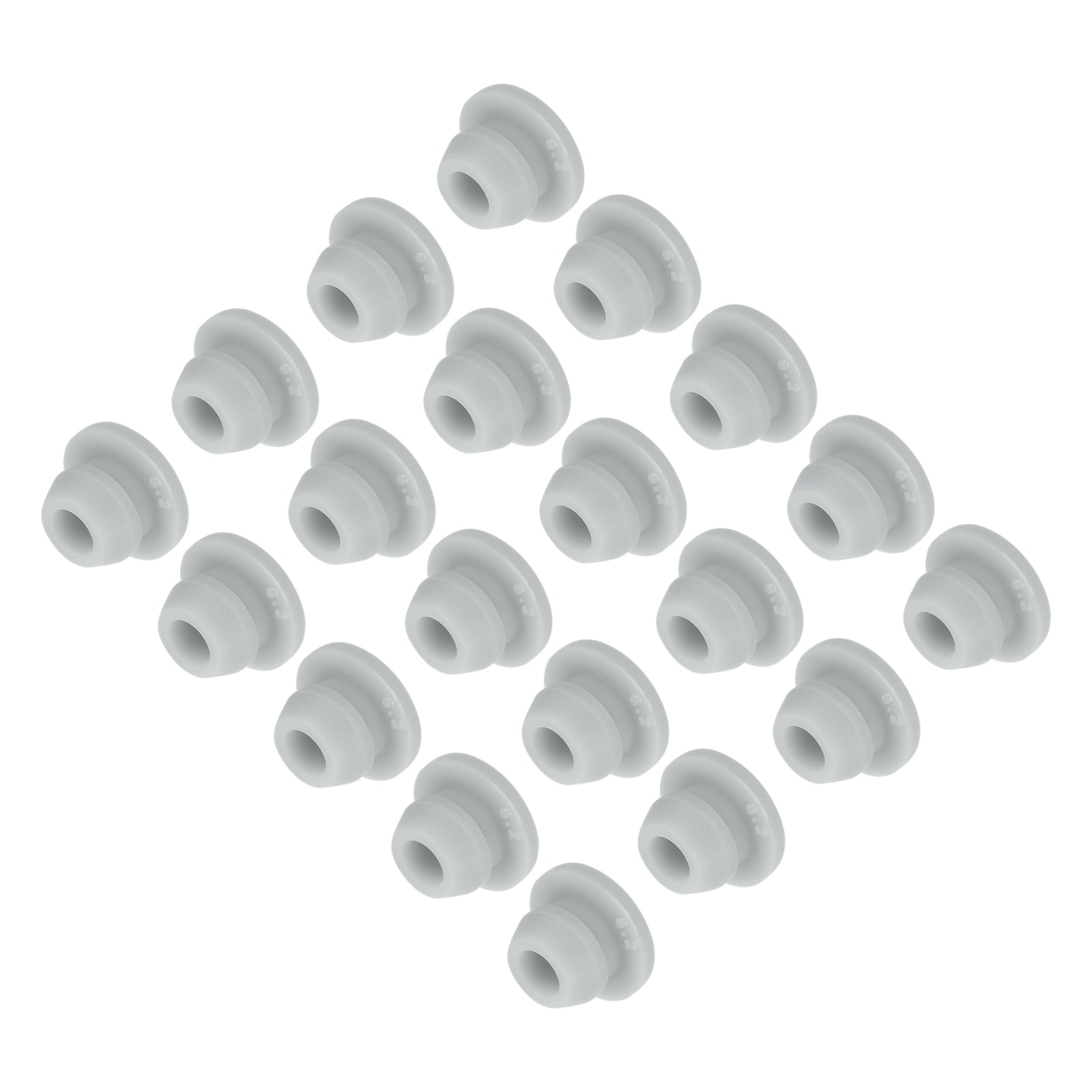 30pcs Silicone Snap in Locking Hole Plugs,6mm Narrow Groove 2mm for ...