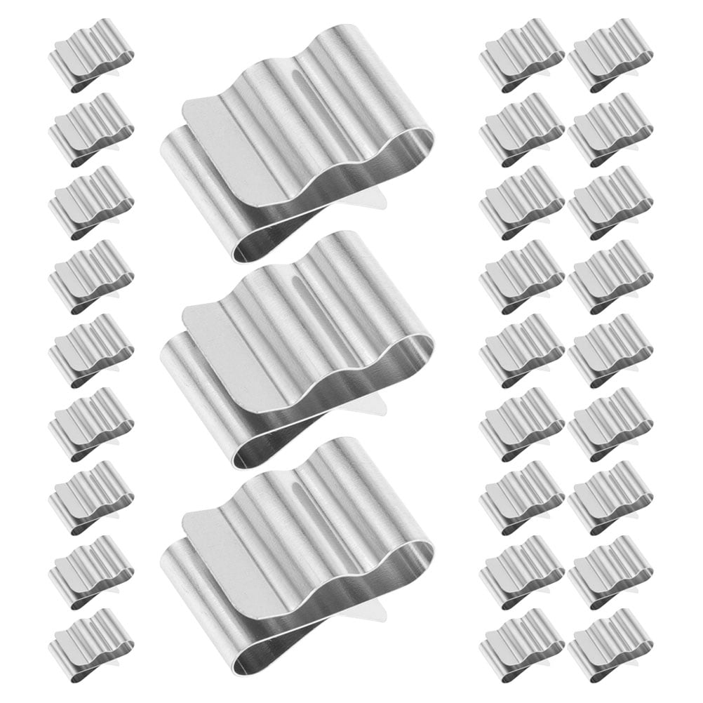 30pcs Solar Panel Cable Clips Heavy-Duty Metal Wire Clamps Stainless ...