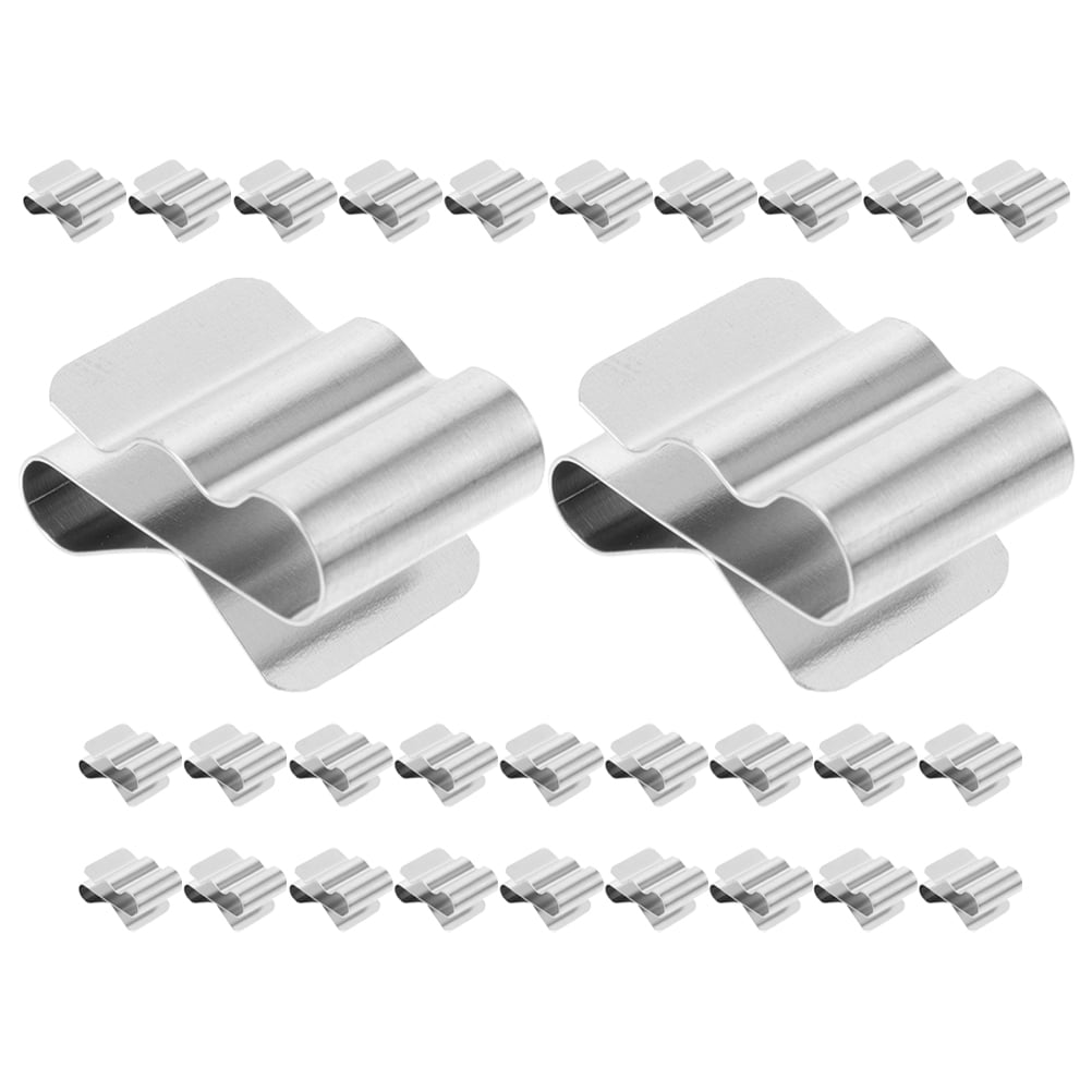 30pcs Solar Panel Frame Spring Clips Stainless Steel Cable Clips Heavy ...