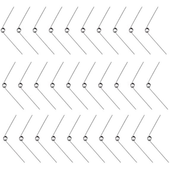 30pcs Stainless Steel Small Torsion Spring 0.2mm Wire Diameter ...