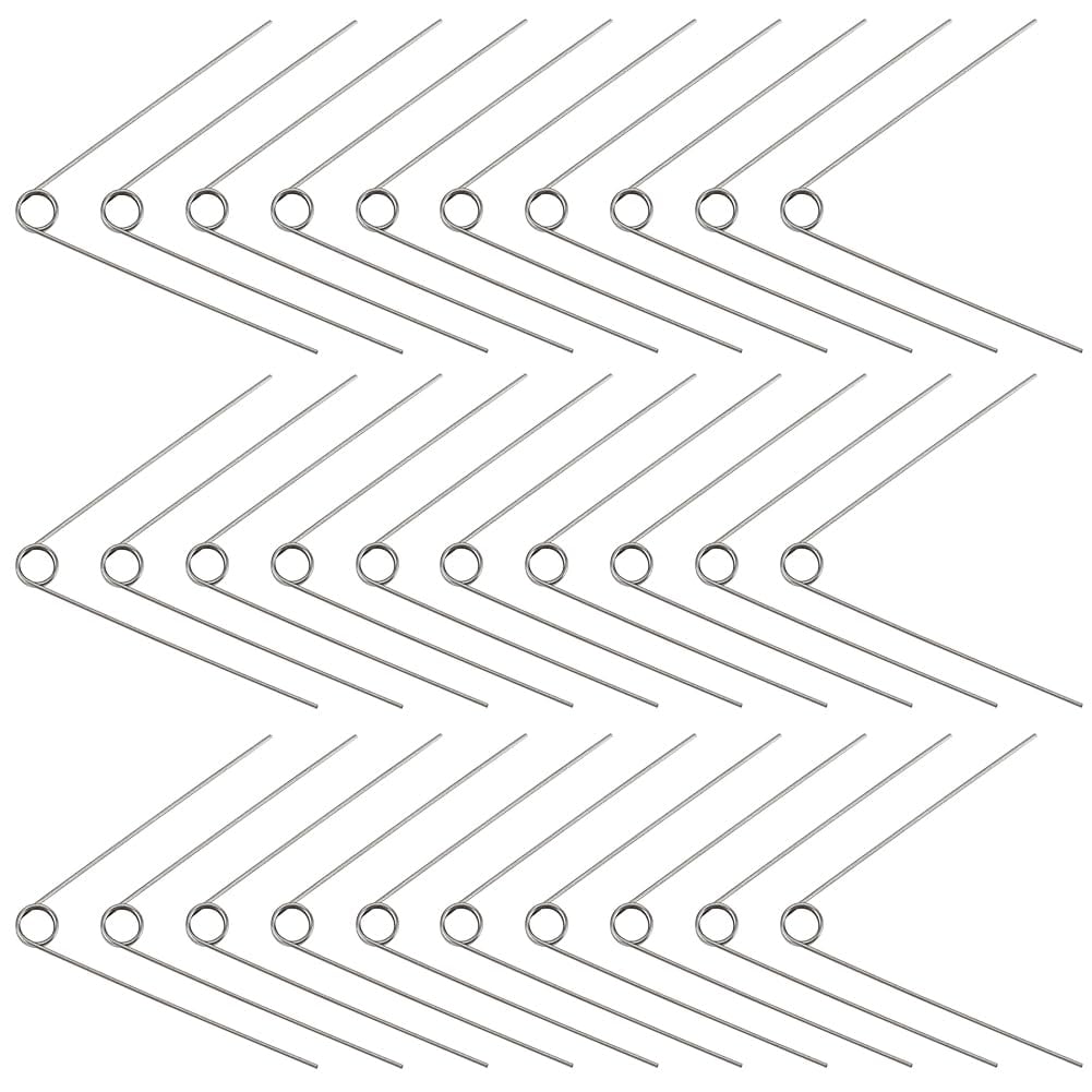 30pcs Stainless Steel Torsion Springs 3.5mm Wire Diameter 60° Tiny Deflection Spring Assortment ...