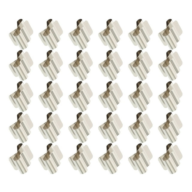 30pcs Stainless Steel Trailer Frame Cable Clamp PV Cable Clip Wire ...