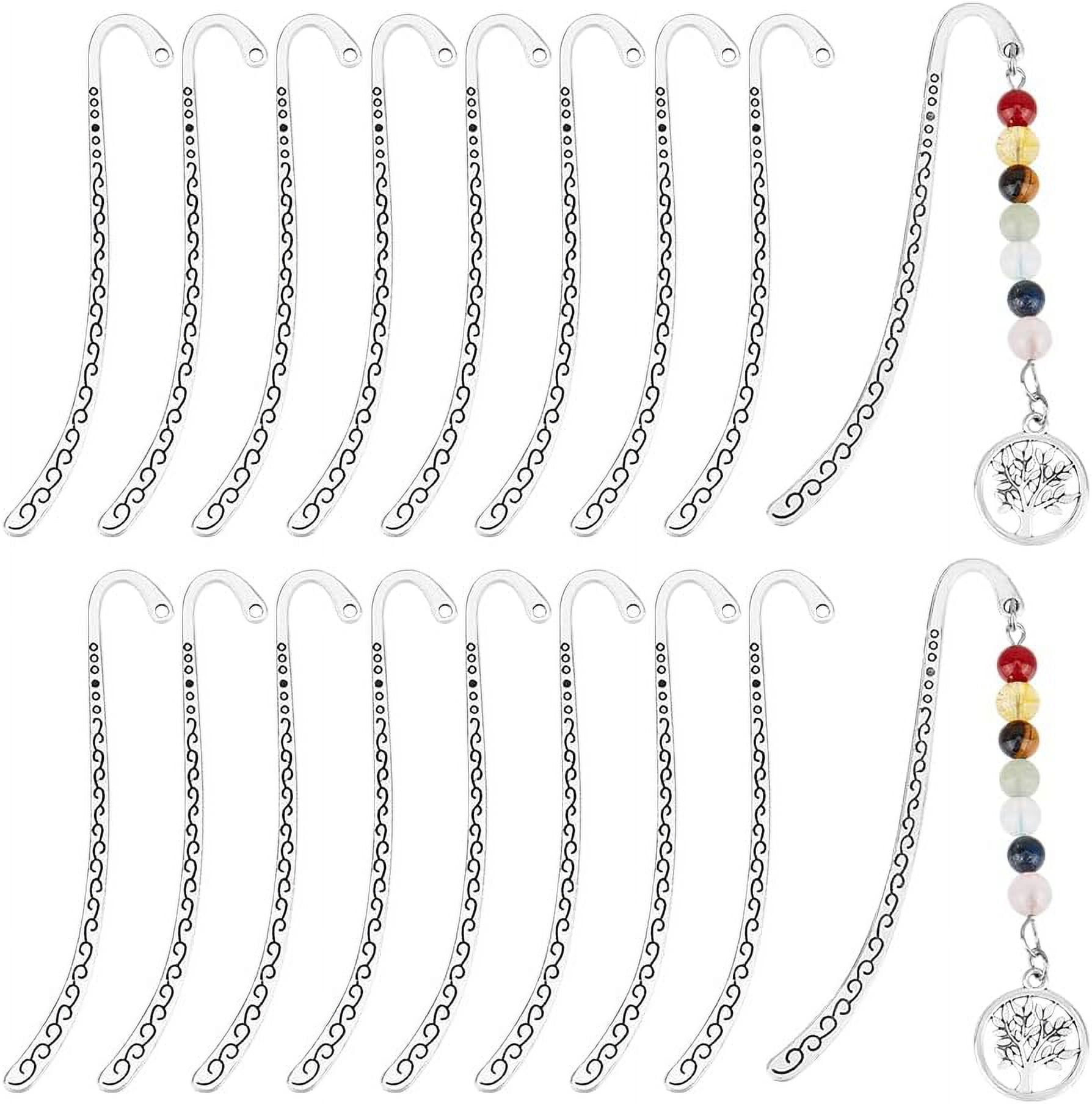 About 30pcs Tibetan Style Zinc Alloy Bookmarks Metal DIY Bookmark Hook ...
