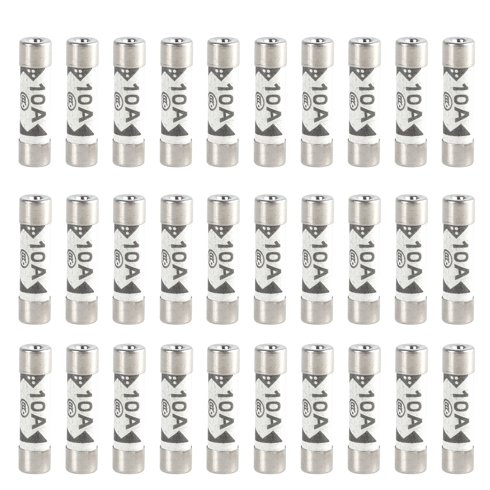30pcs UK Standard 10A Ceramic Fuses High Sensitivity Fuses Electrical ...