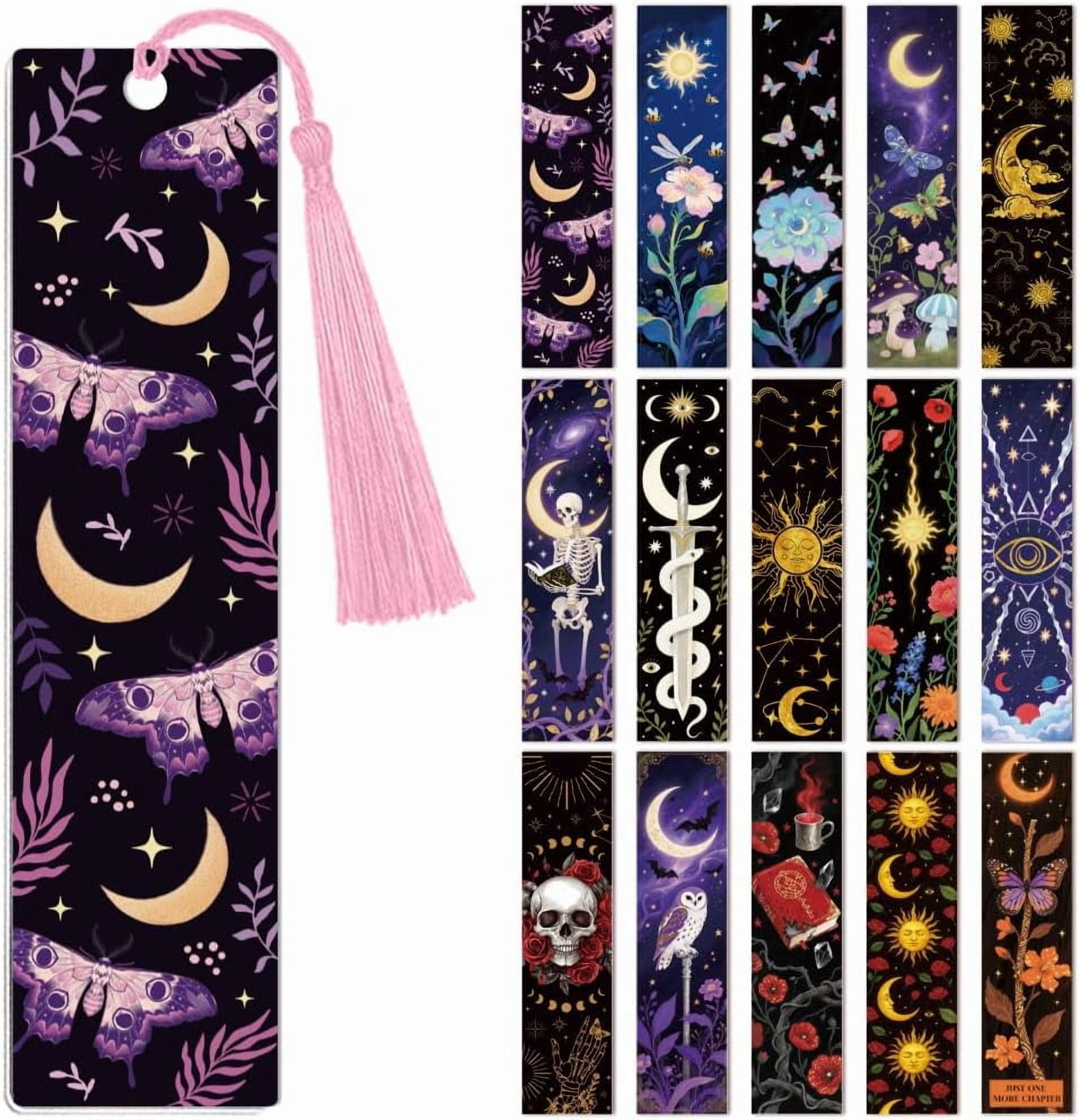 30pcs UV DTF Bookmarks Wraps Transfer Stickers Starry Sky for Women Men ...
