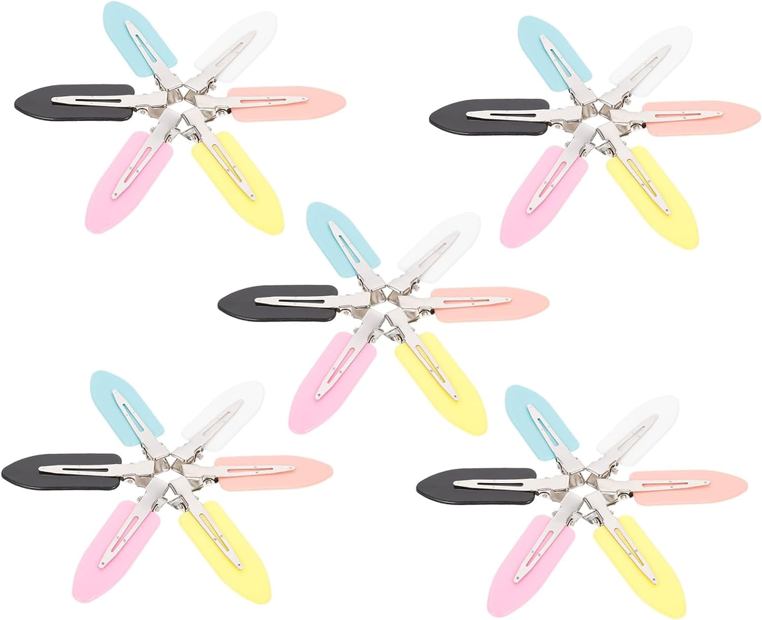 30pcs Untraceable Card Issuance Duck Billed Hair Clips Metal Hair ...