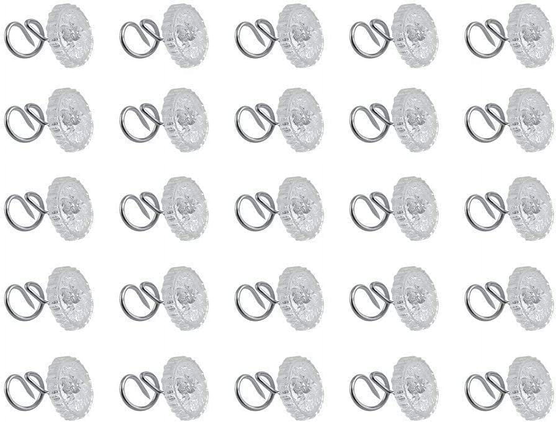 30pcs Upholstery Twist Pins, Fabric Twisty Pins with Clear Heads for ...