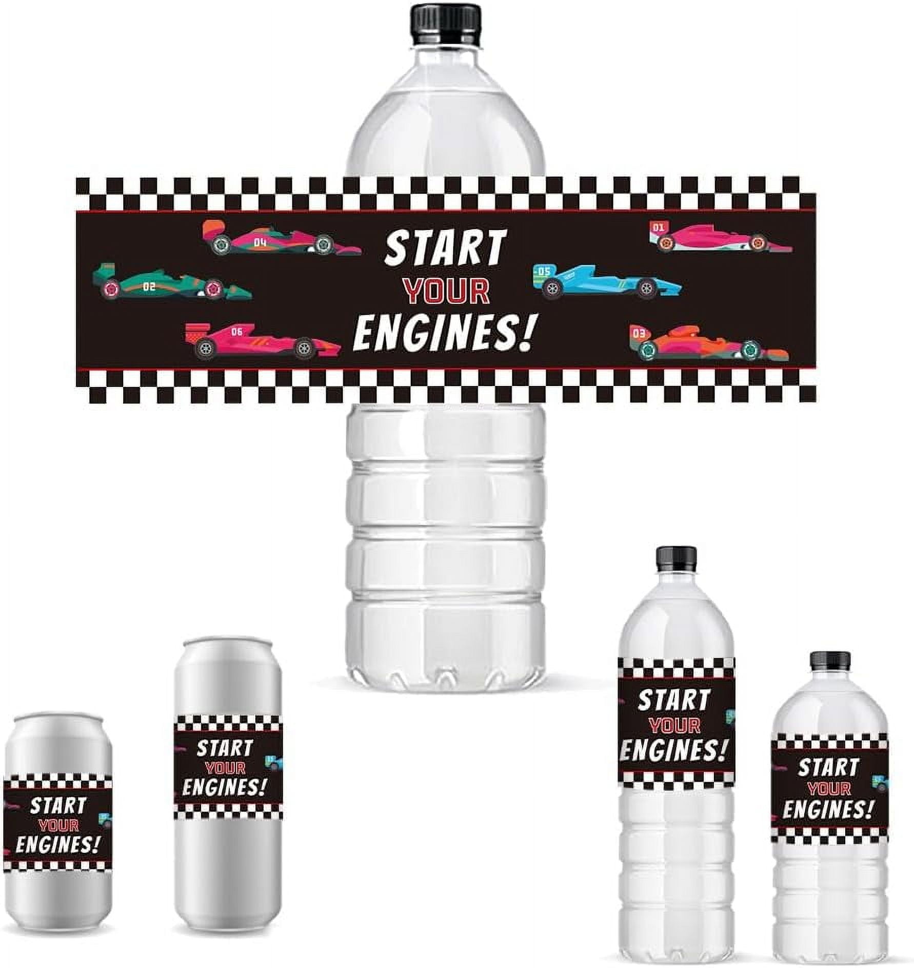 30pcs Water Bottle Labels Waterproof Labels 21.6x6.4cm/ 8.5x2.5inches ...