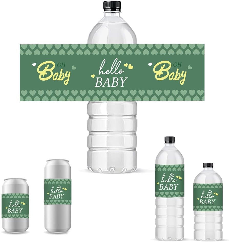 30pcs Water Bottle Labels Bottle Wrappers Waterproof Water Bottle ...