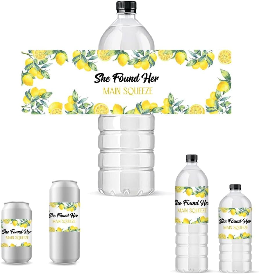 30pcs Water Bottle Sticker Set - She Found Her Main Squeeze Labels ...