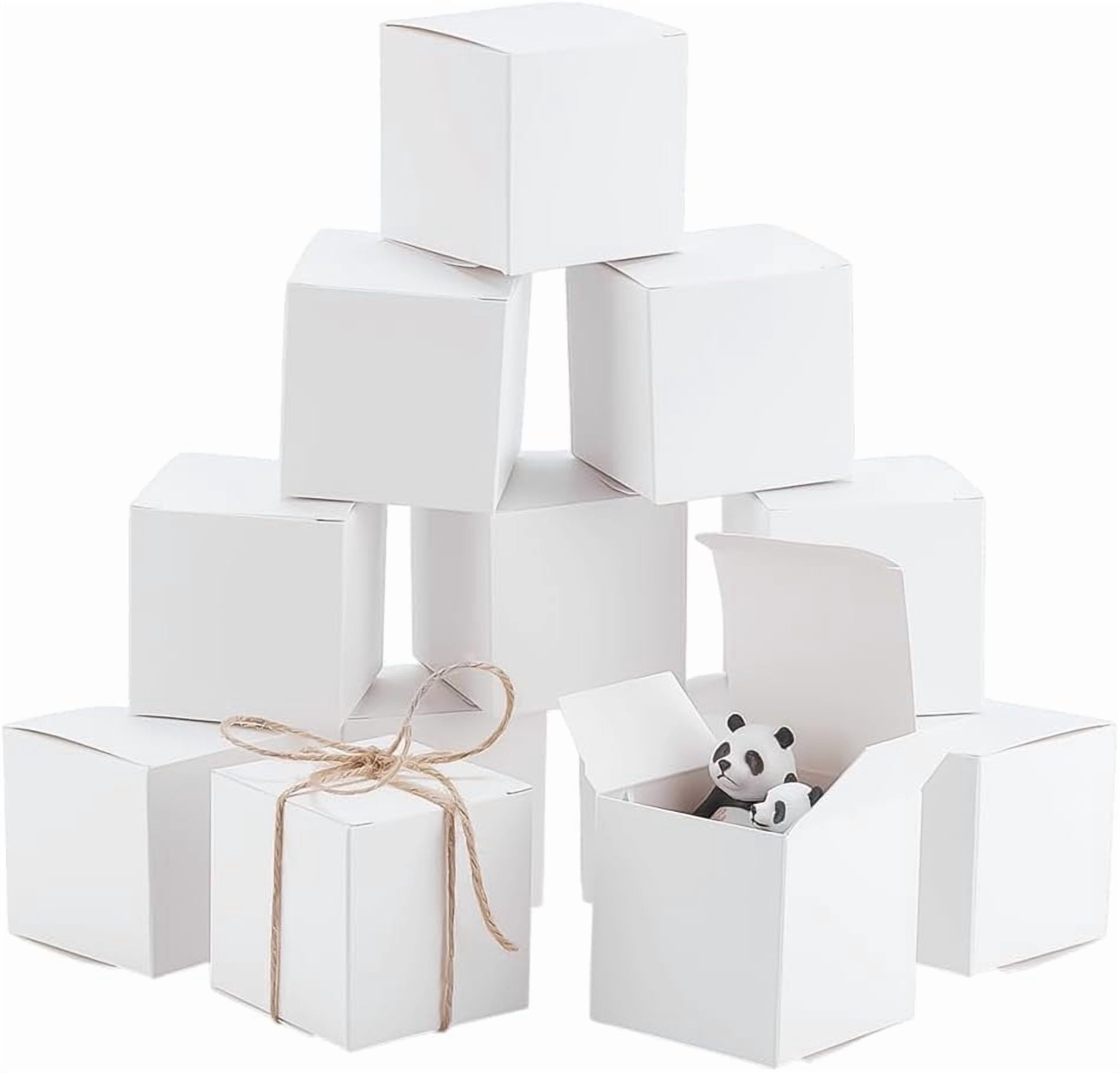 30pcs White Gift Box Small Paper Boxes Mini Candy Box Cardboard Box ...