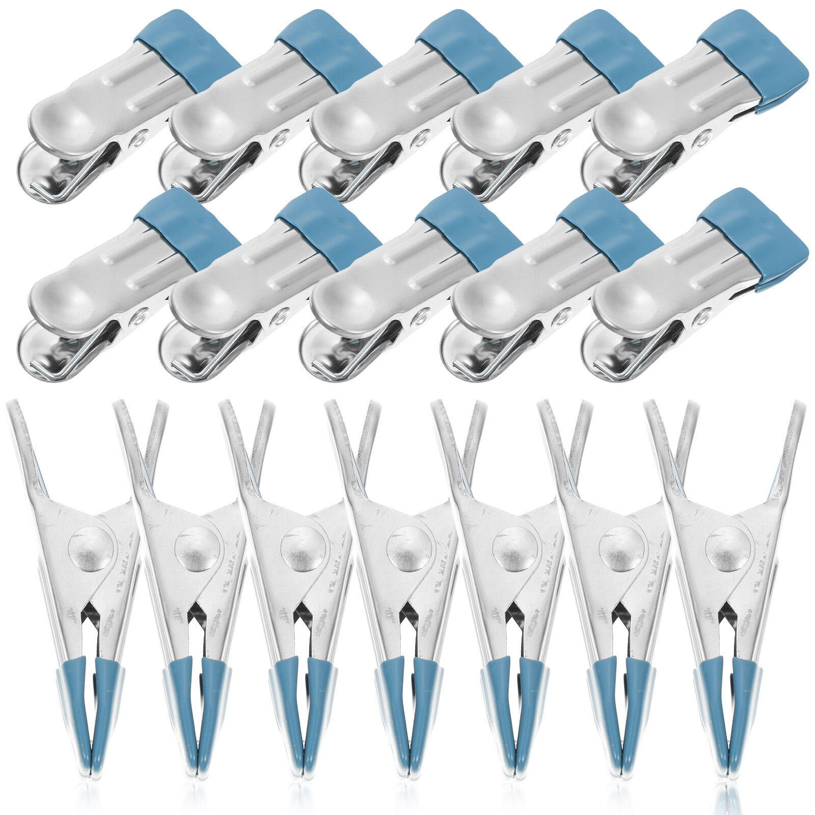 KALLORY Swimming Pool Cover Clamps Stainless Steel Dark Blue for ...