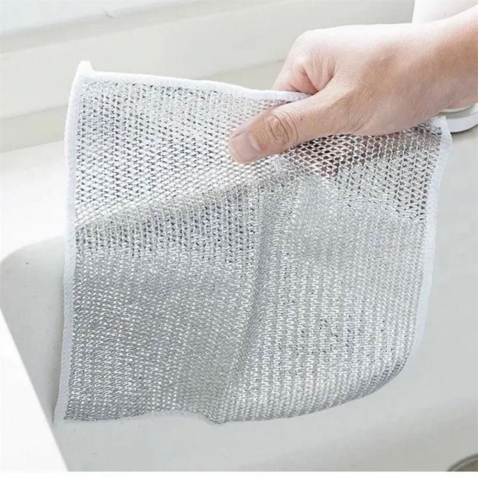 30pcs Wire Dishcloth Multi-purpose Wet & Dry Wire Dishcloth Non-Scratch ...