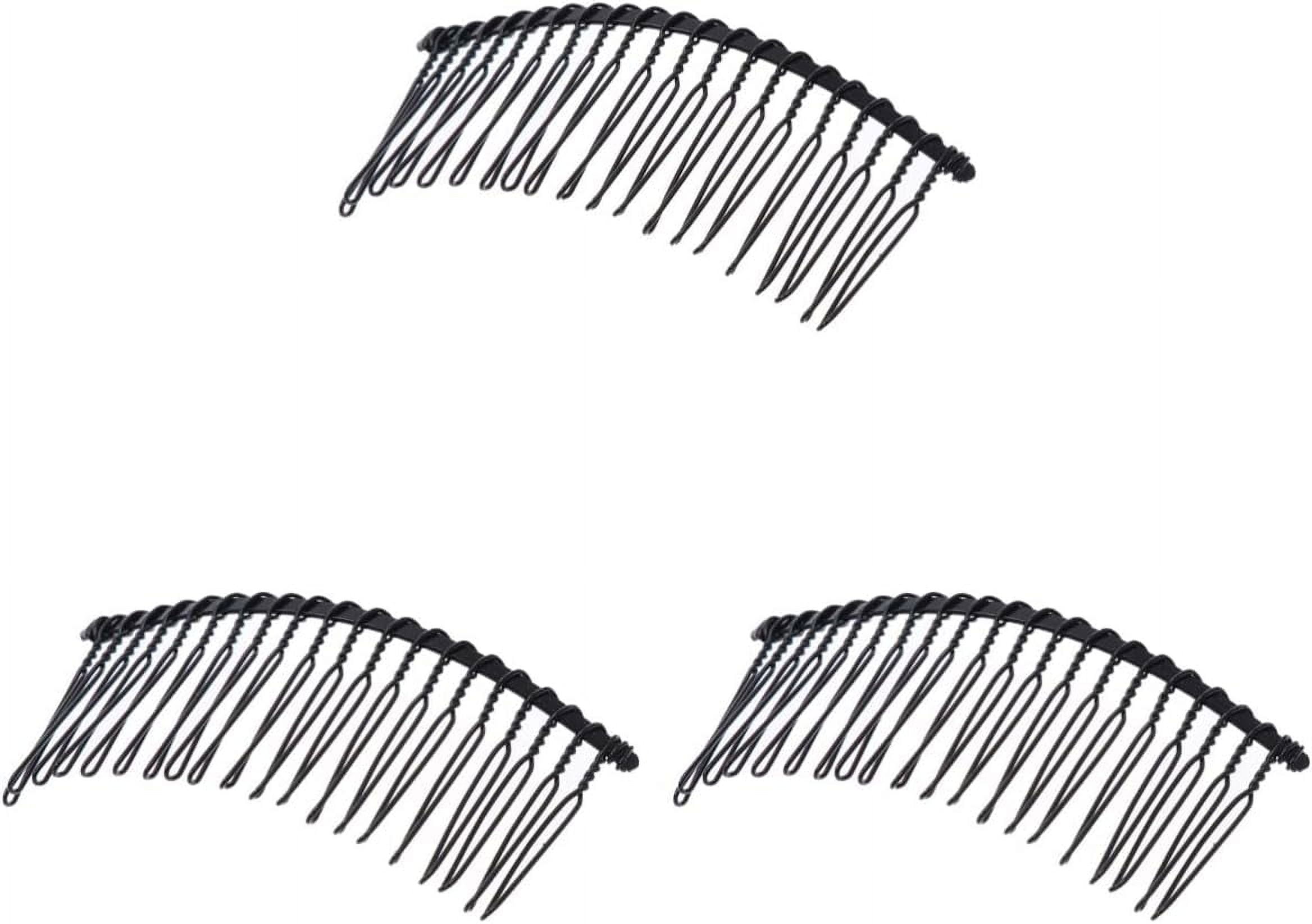 30pcs Woman for Womanblack, Metal Wire Teeth Comb Black, Hairpin Simple ...