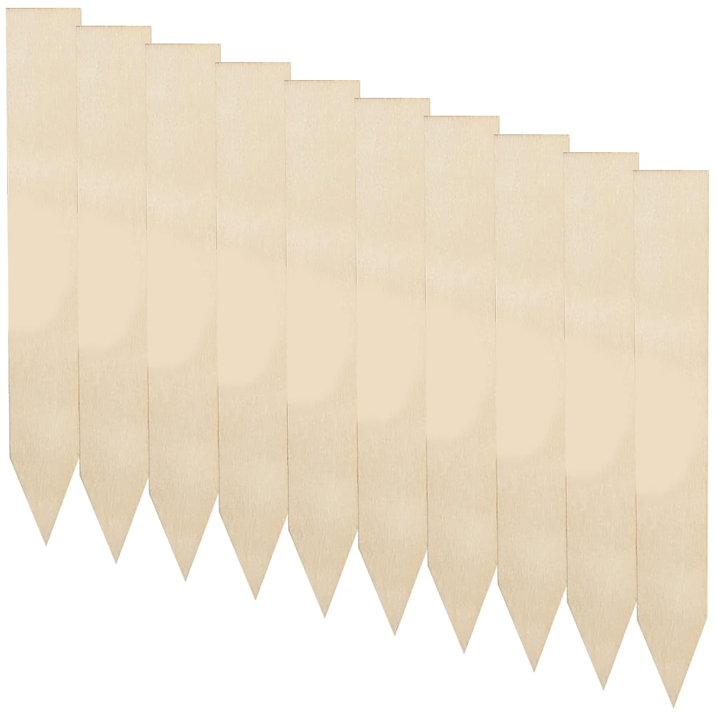 OFFIGAM 30pcs Gardening Planters Tags Plant Labels Wood Ivory for ...