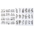 30pcs/set Flower Stencil Painting Template Wall Window Floor Decor ...