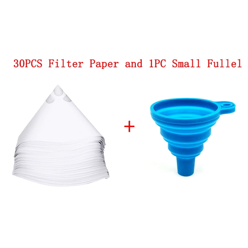30pcs small blue - Disposable Filter Paper Purifying Force Cup Funnel ...