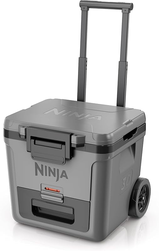 30qt Outdoor FrostVault 65qt Wheeled Cooler with Cold Dry Zone ...