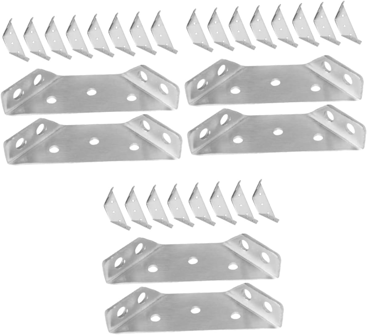 30sets Corner Brackets of Furniture Connectors for Cabinets Tables and ...