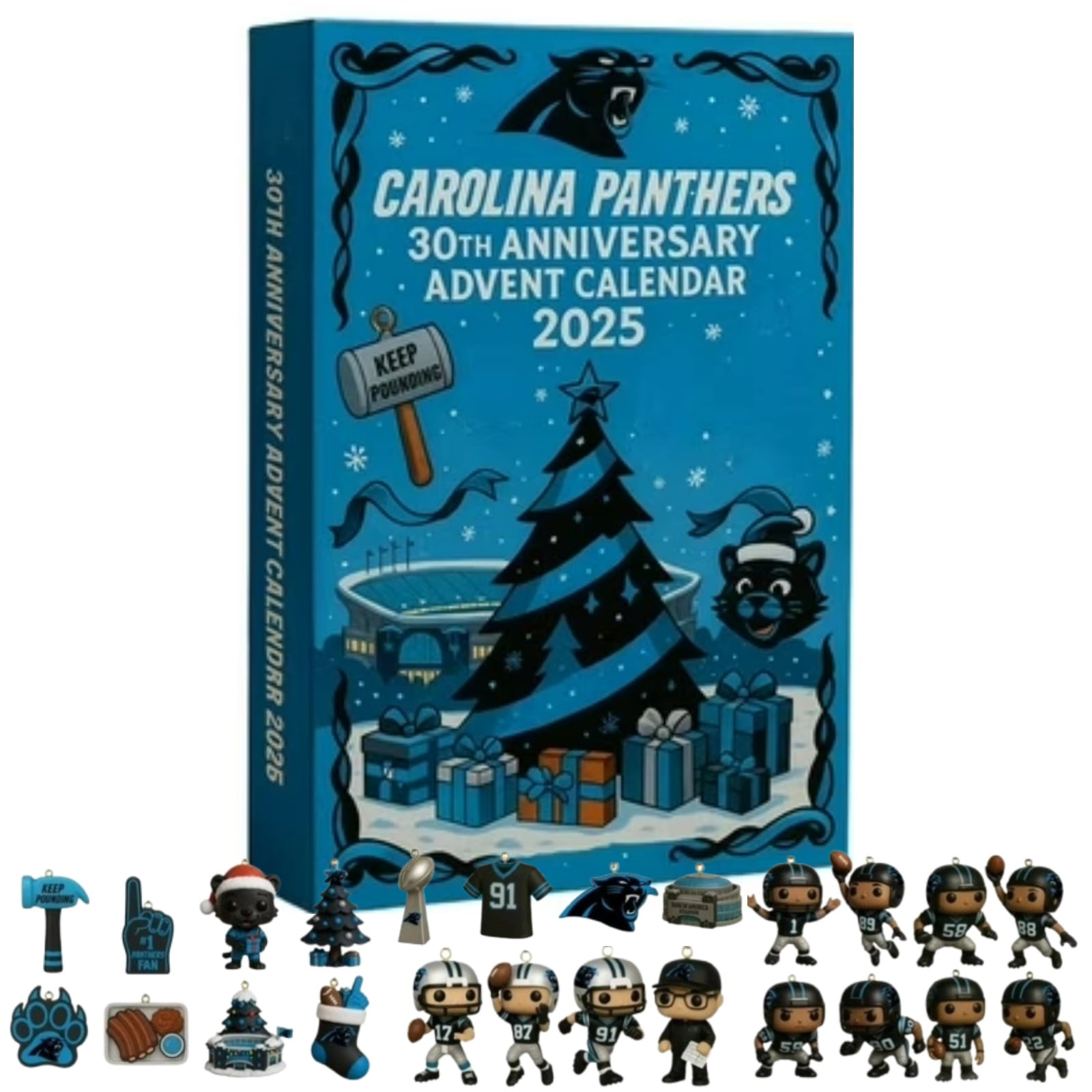 30th Anniversary Football Advent Calendar 2025 - 24 Mini Figures ...