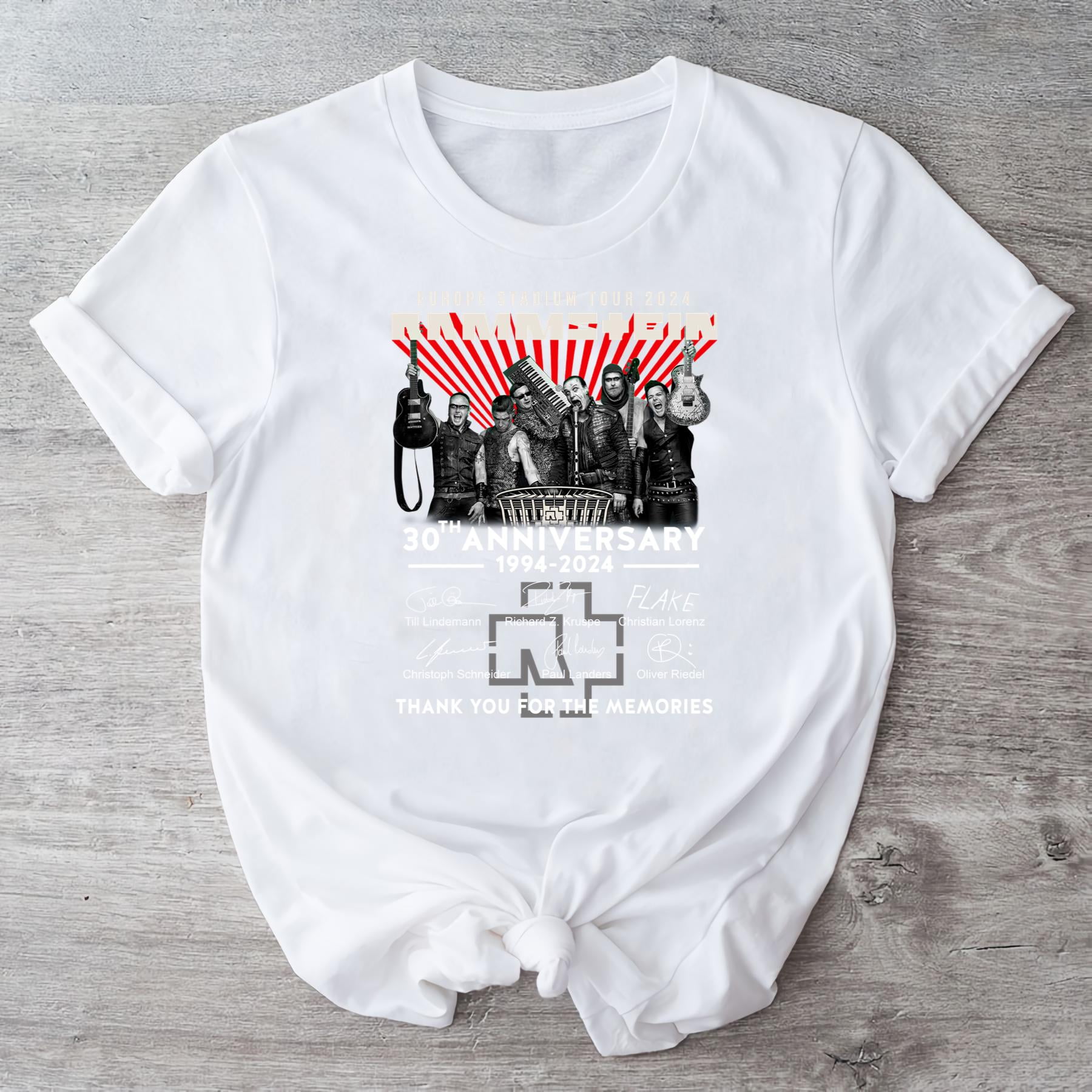 30th Anniversary Heavy Metal Stadium Tour 2024 Shirt, Europe Concert-Inspired Rock Tee S-3XL ...