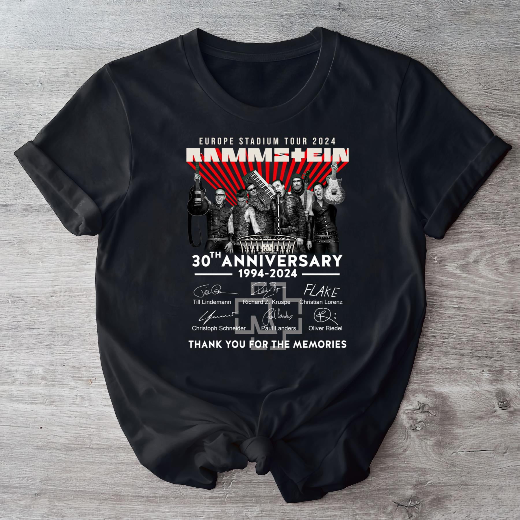 30th Anniversary Heavy Metal Stadium Tour 2024 Shirt, Europe Concert-Inspired Rock Tee S-3XL ...