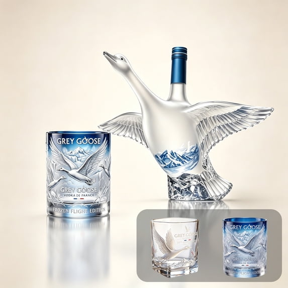 30th Anniversary Snow Goose Shaped Vodka Decanter – Limited Edition ...