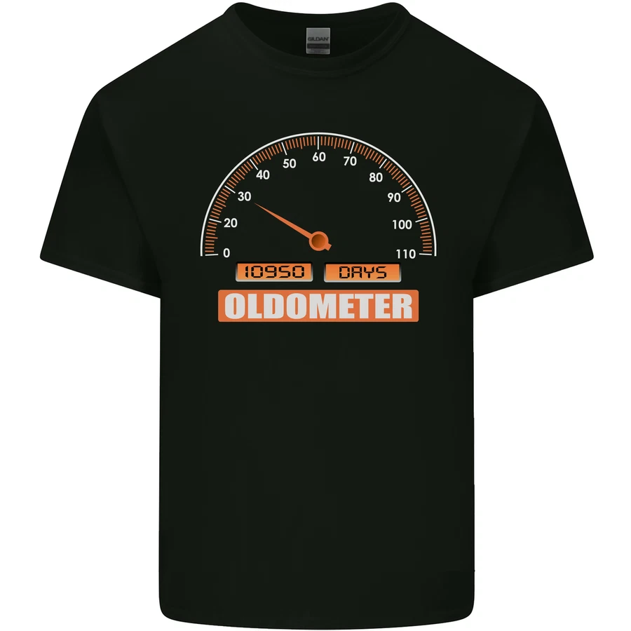 30th Birthday 30 Year Old Ageometer Funny Graphic Light Cotton Tee ...