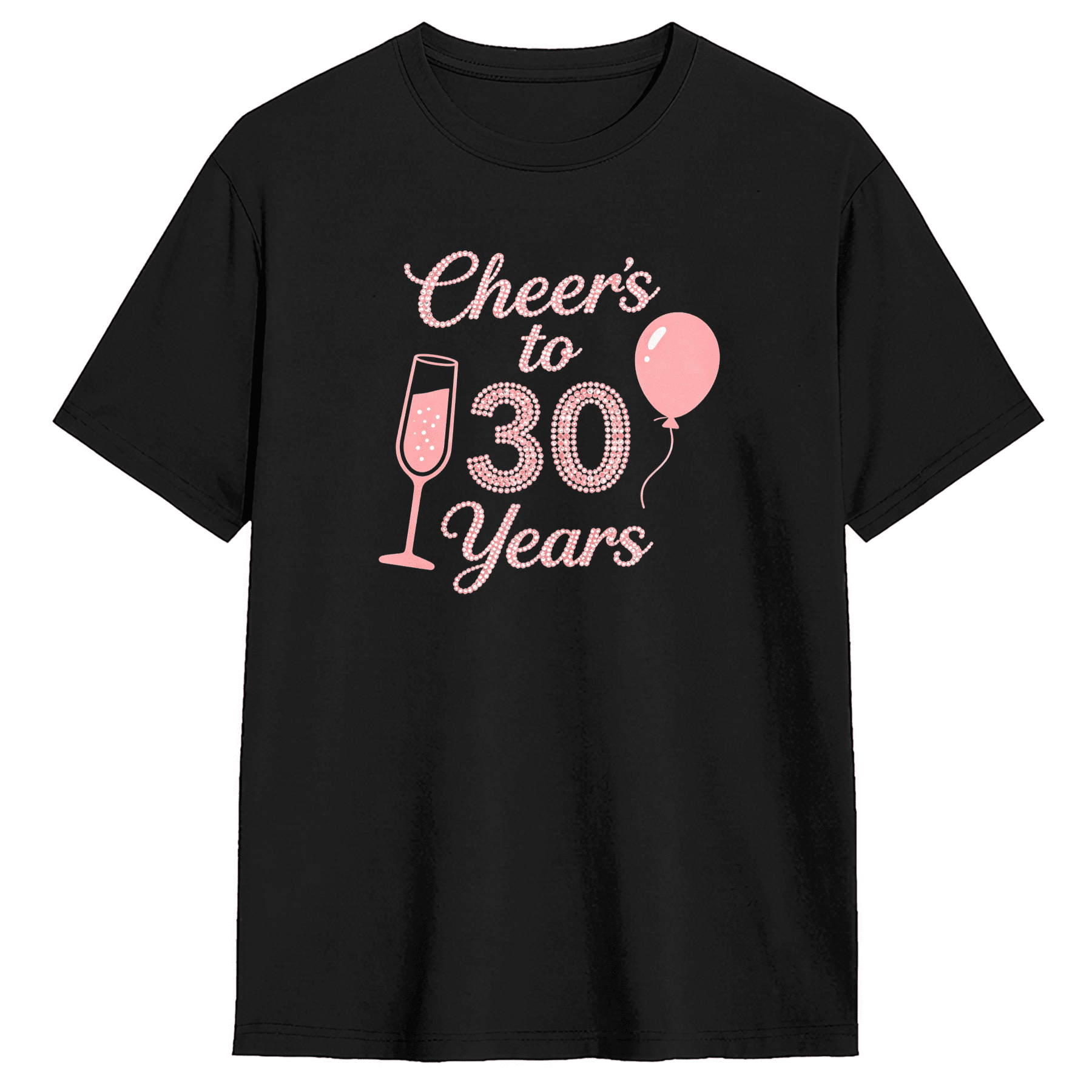 30th Birthday Cheers Print Retro Graphic Tee for Men and Women, Fun ...
