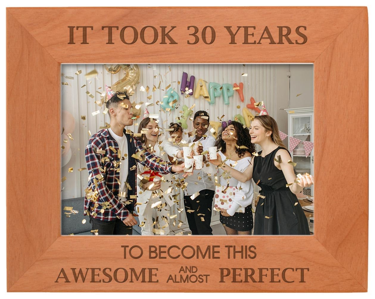 ThisWear 30th Birthday Frame It Took 30 Years To Become Awesome Wood ...