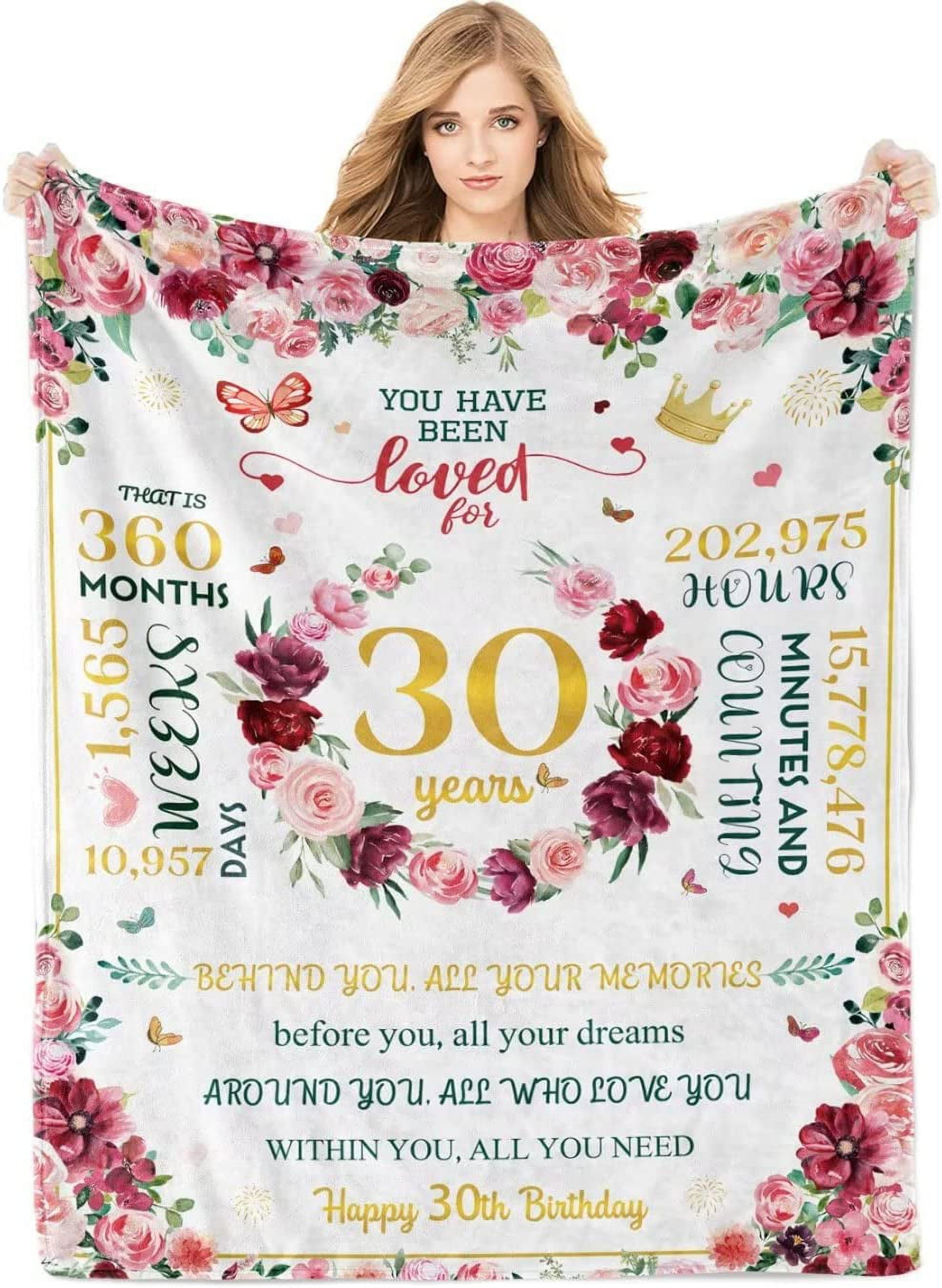 30th Birthday Gifts, Gift for Her Birthday, Ideas 30 Year Old ...