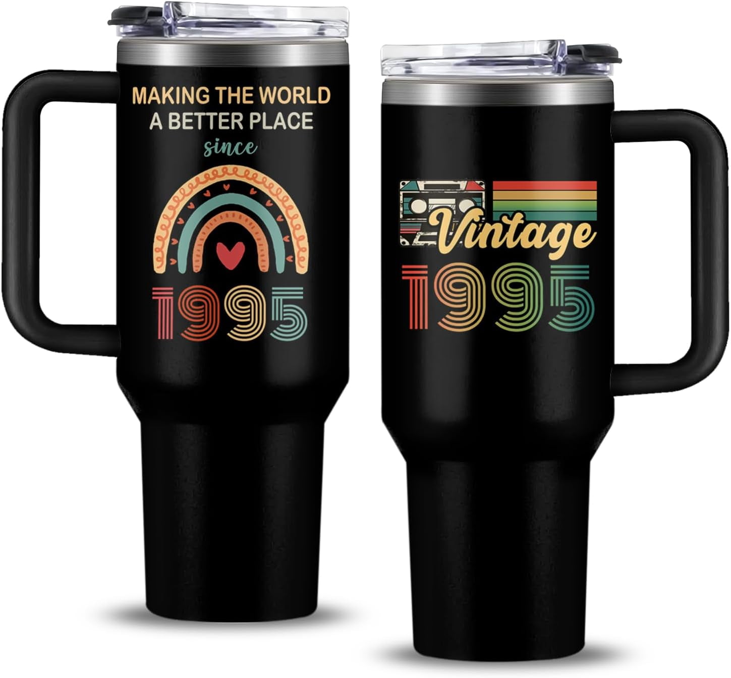 30th Birthday Gifts for Men/Women, Vintage 1995 Birthday Insulated ...