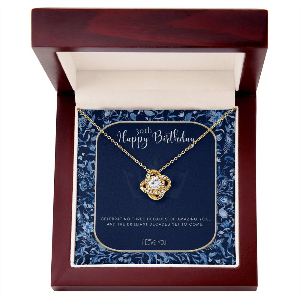 30th Birthday Gifts for Women Necklace for Her 3 Decade Jewelry 30 ...