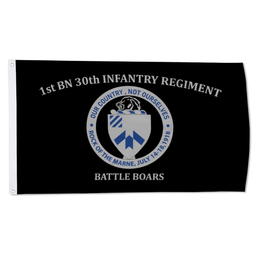 30th IN. Flags 1st BN 30th Infantry Regiment Battle Boars banner US ...