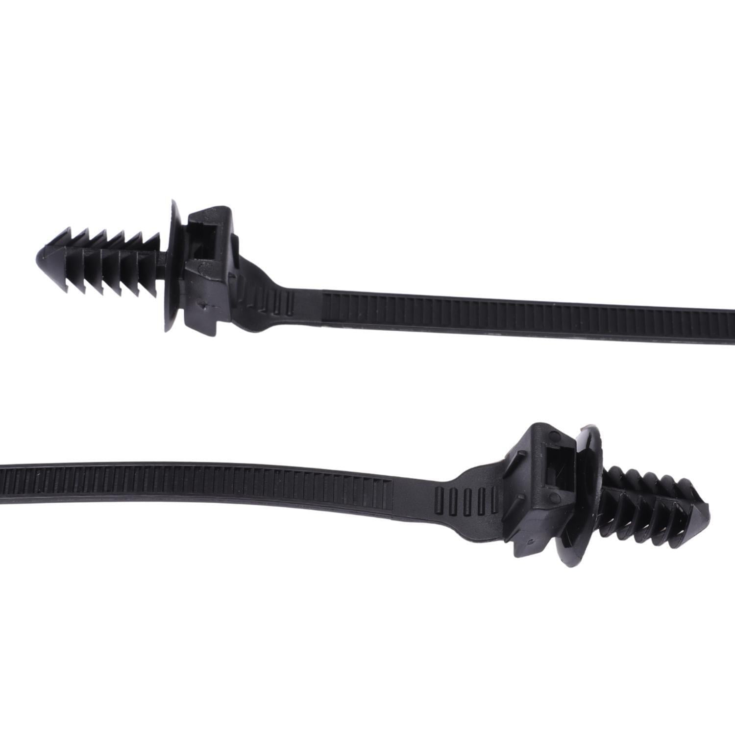 30x Car Line Cable Tie Zip Tie Push Wiring Clip Loom Harness Fastener ...